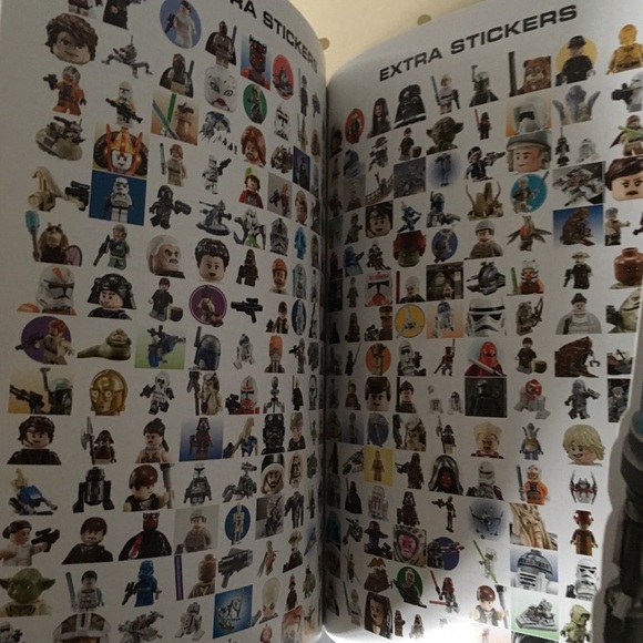 Lego | Other | Lego Star Wars Mighty Minifigures Sticker Book | Poshmark